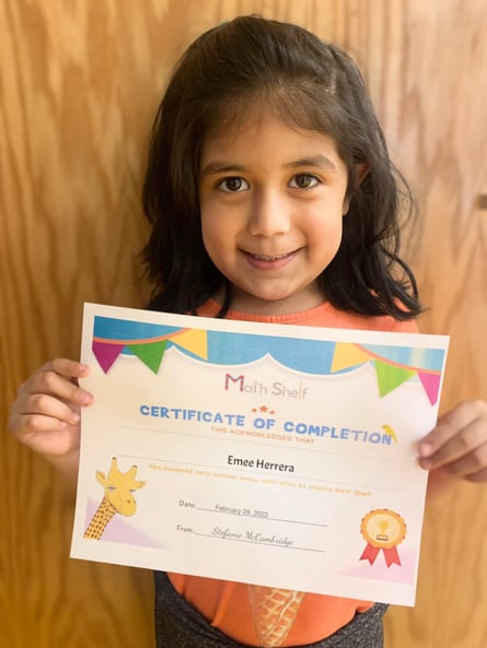 Celebrate Student Success with Math Shelf Certificates!